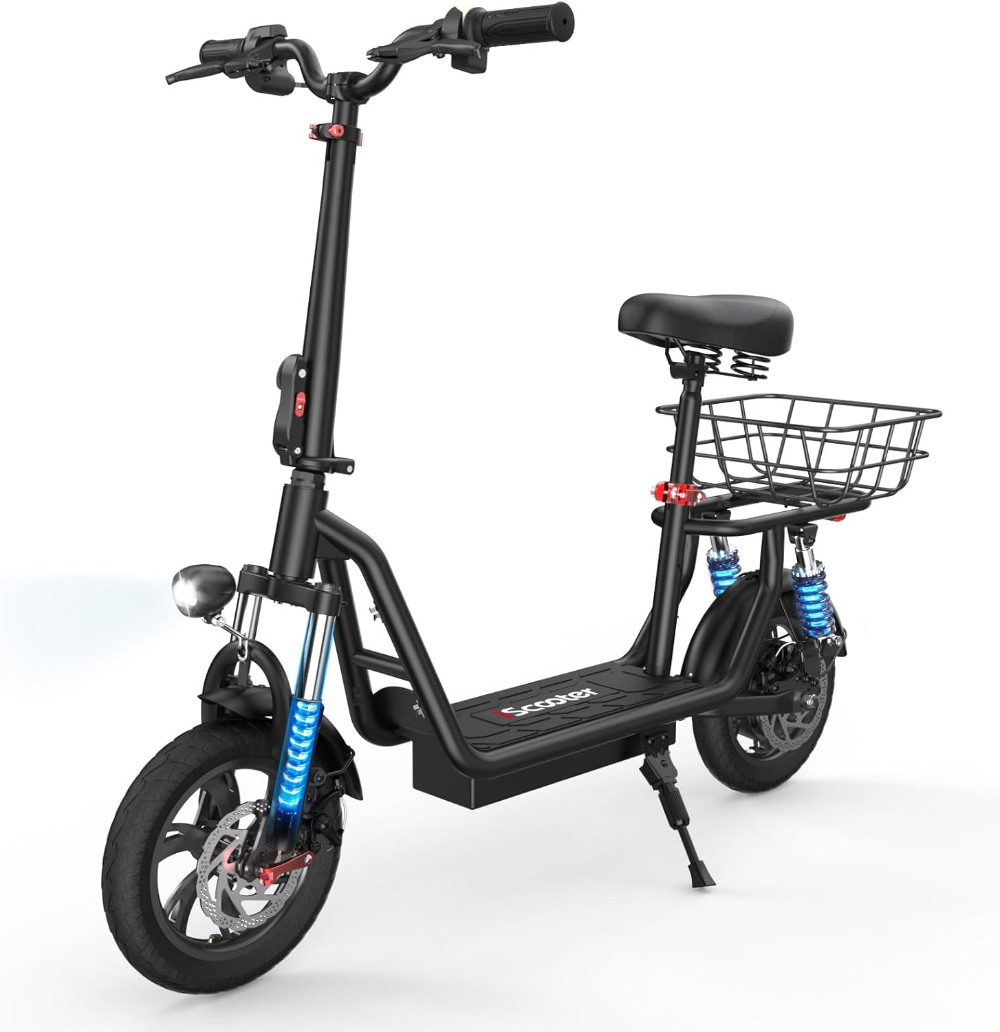 iScooter i12 Electric Scooter with Seat for Adults, 35KM Range & 25KM/H ... iScooter i12 Electric Scooter with Seat for Adults, 35KM Range & 25KM/H ...