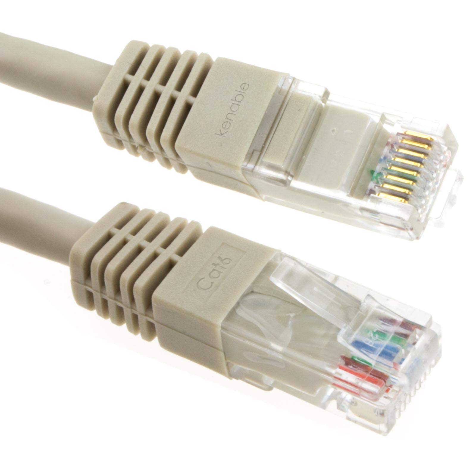 kenable Ethernet Network Cable Cat6 GIGABIT RJ45 COPPER Internet Patch ...