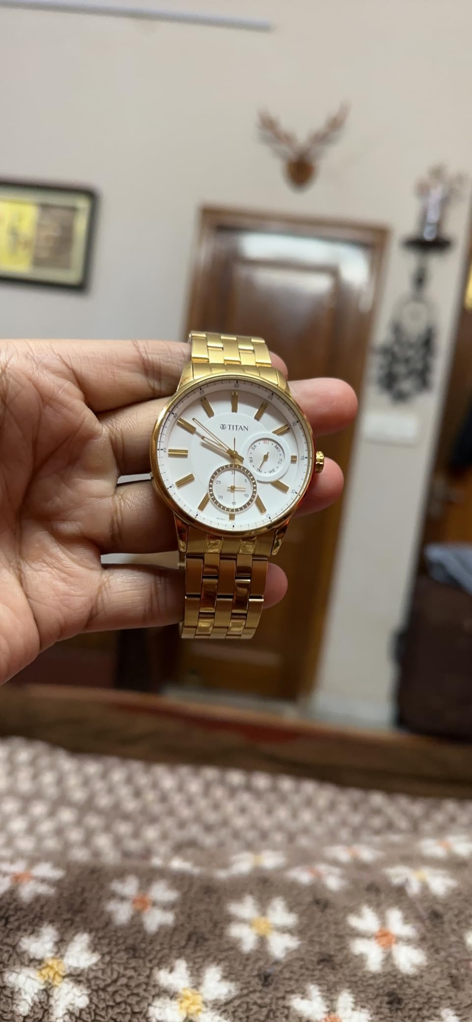 Titan Analog Watch for Men - 9441YM01/NP9441YM01 : Amazon.in: Fashion