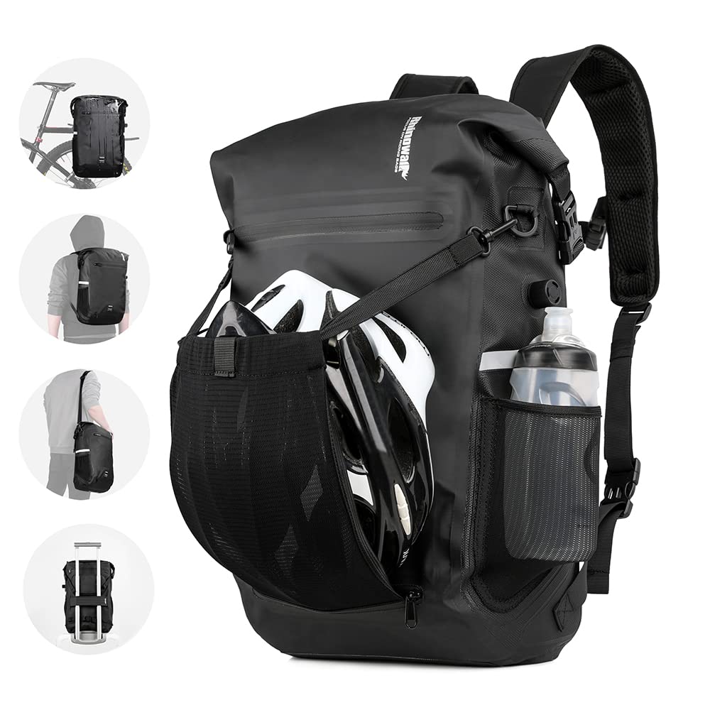 Snapklik.com : Bike Pannier Bag 22L Waterproof Bicycle Bag Motor ...