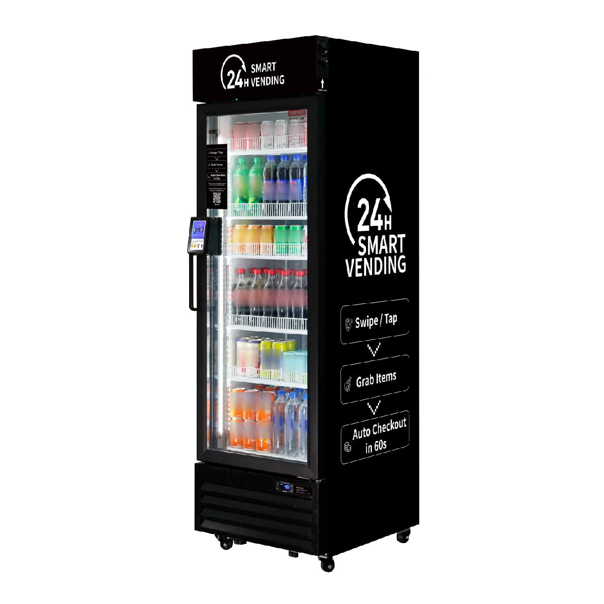 Vending Machine Smart Refrigerated Vending Machine With Touch Card ...