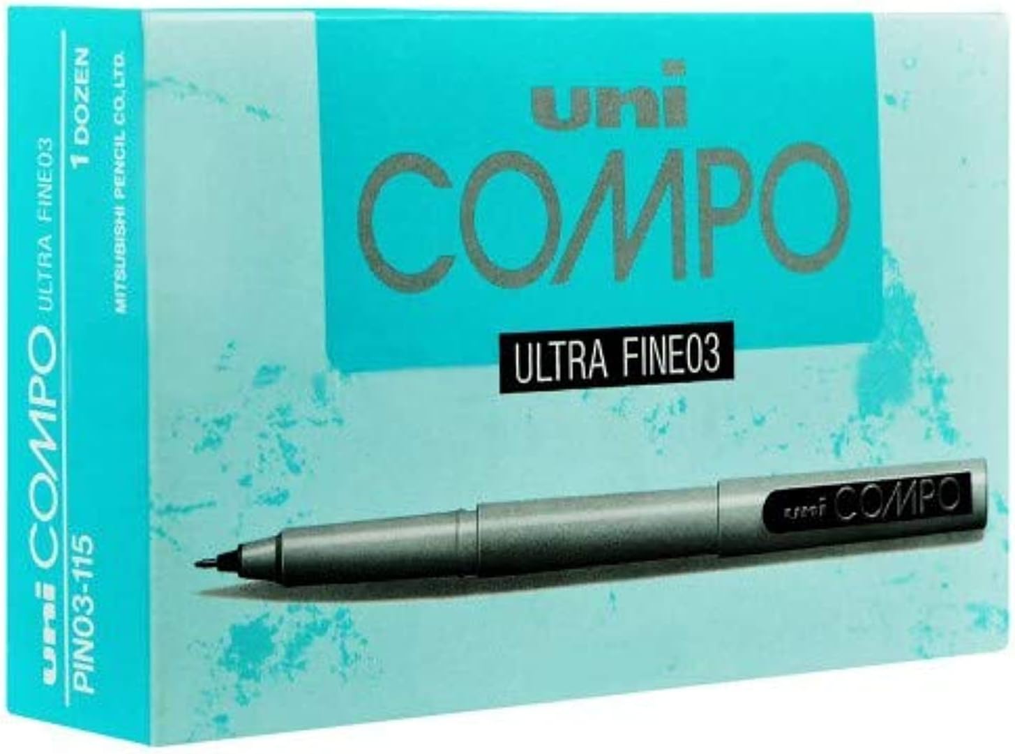 Uniball Compo Pen Black Pack of 12 : Buy Online at Best Price in KSA ...