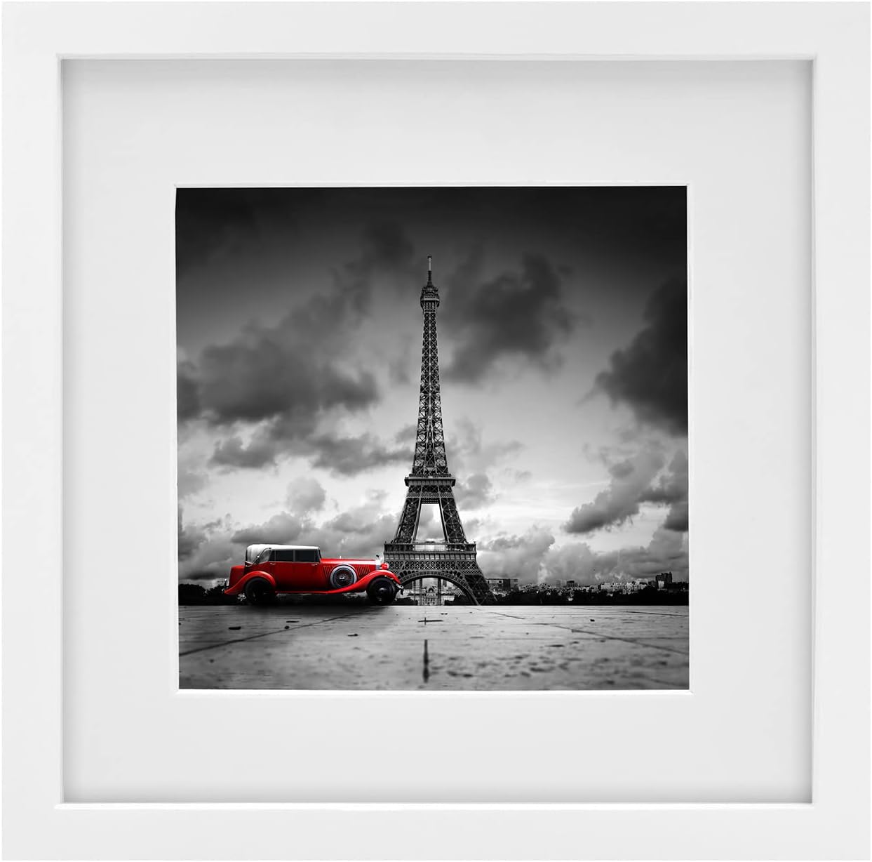 SQUARE BLACK,WHITE,OAK PICTURE FRAME (Black, 12 x 12 INCH) : Amazon.co ...