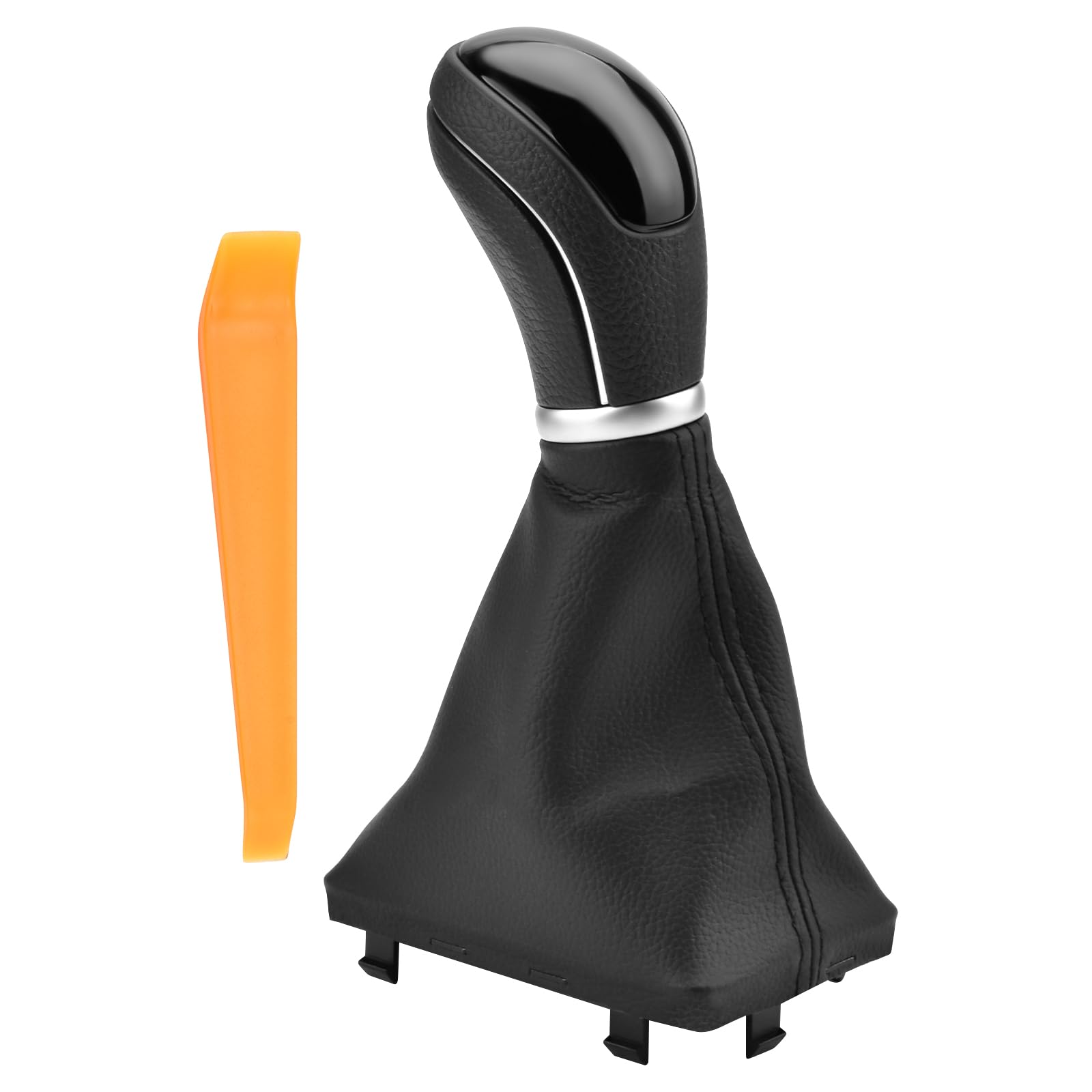 Amazon.com: Leather Automatic Gear Shift Knob Compatible with Hyundai ...