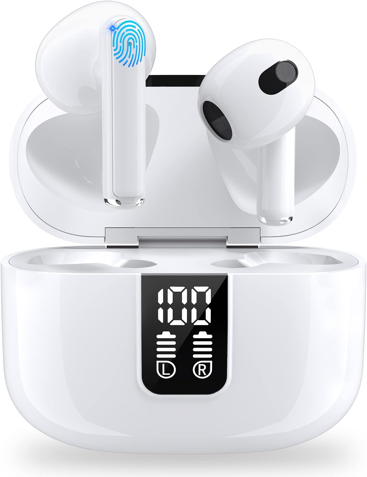 Cuffie Bluetooth 5.3 Auricolari Wireless: Cuffie Wireless con 4 HD ...