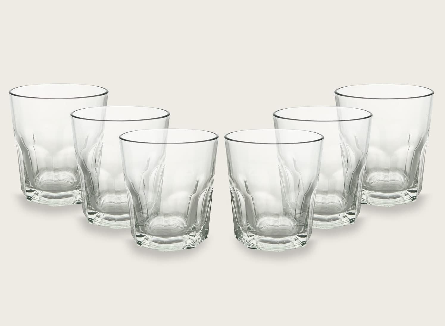 Set 6 Bicchieri da Tavola Acqua in Vetro Silvia 27 cl : Amazon.it: Casa ...