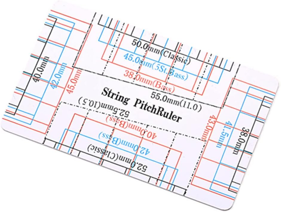 Amazon.com: GARVALON String Chord Ruler Guitar Action Gauge Measuring ...