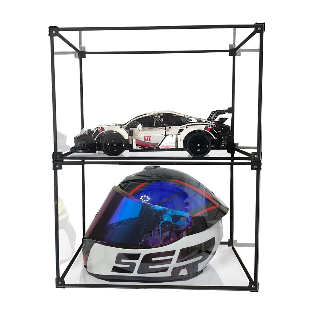 Amazon.com: Motorcycle Helmet Display, Acrylic Helmet Organizer, High ...