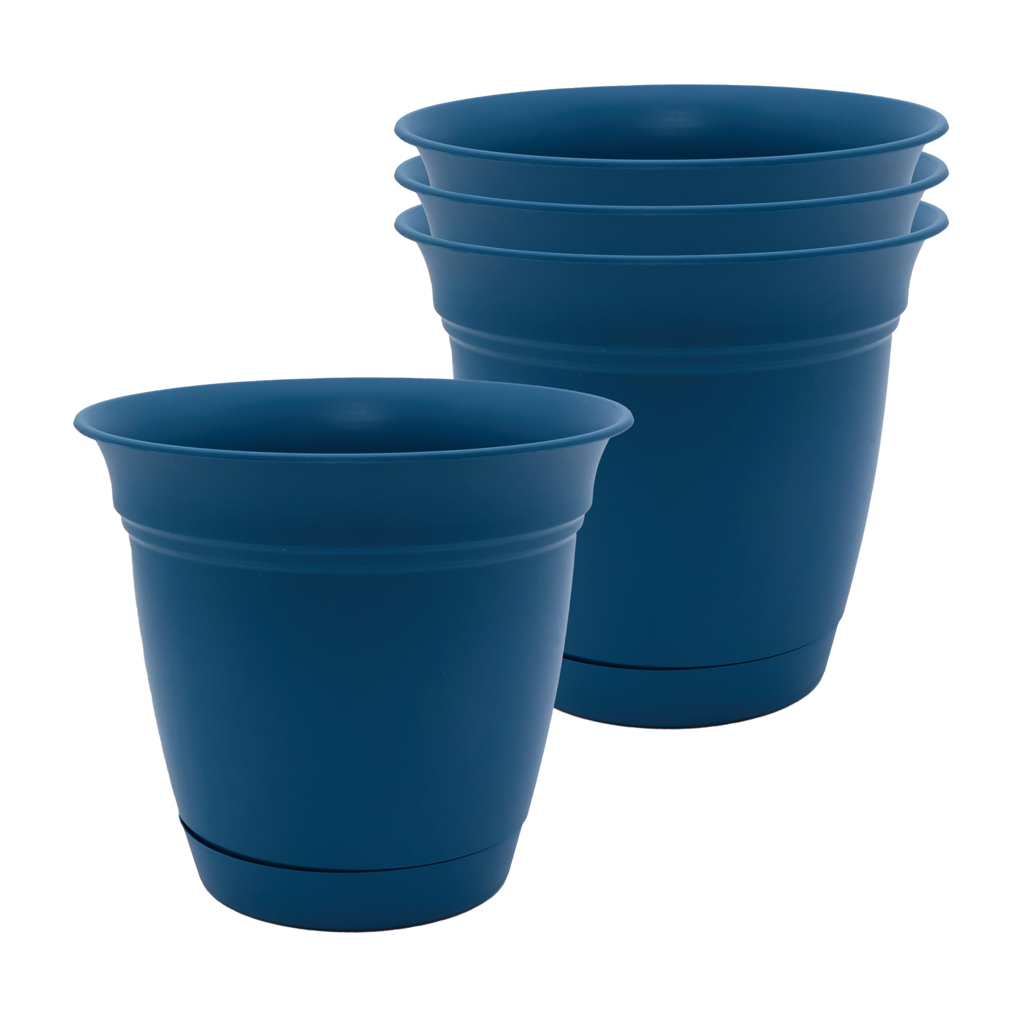 Amazon.com : The HC Companies 6 Inch Eclipse Round Planter with Saucer ...