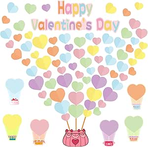 Amazon.com : Valentine's Day Classroom Bulletin Board Set, Valentines ...