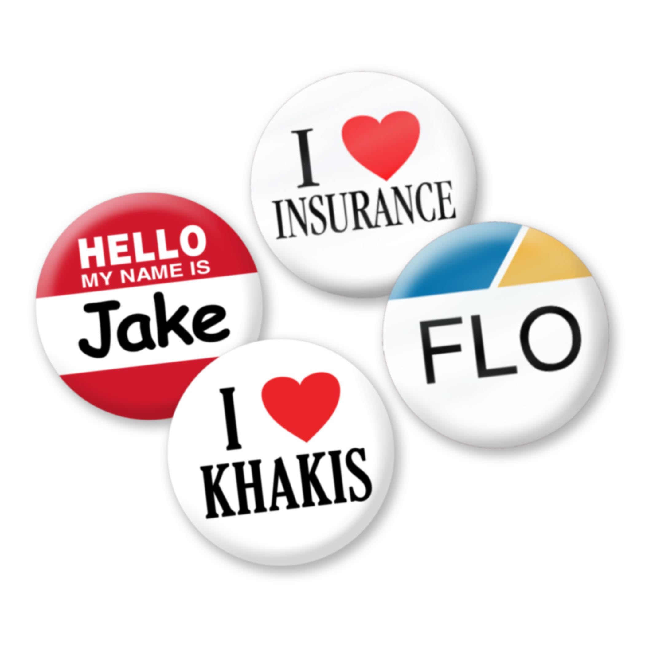 Progressive Flo Costume Printables