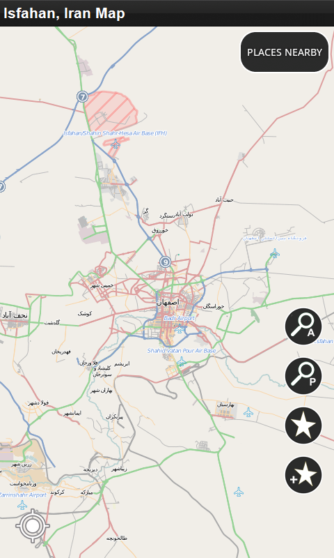 Isfahan, Iran - Offline Map - App on Amazon Appstore