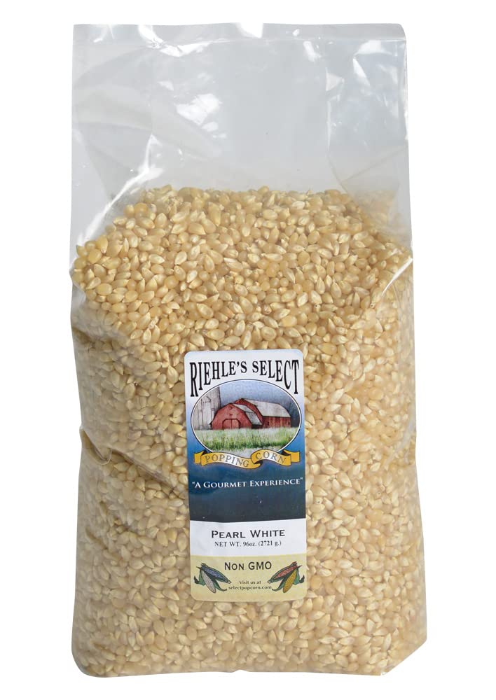 Amazon.com: Riehle's Select Popping Corn - Pearl White Old Fashioned ...