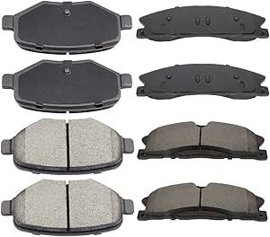 Amazon.com: AUTOMUTO 8PCS Front & Rear Ceramic Disc Brake Pads Set D1377 D1611 For Ford Explorer ...
