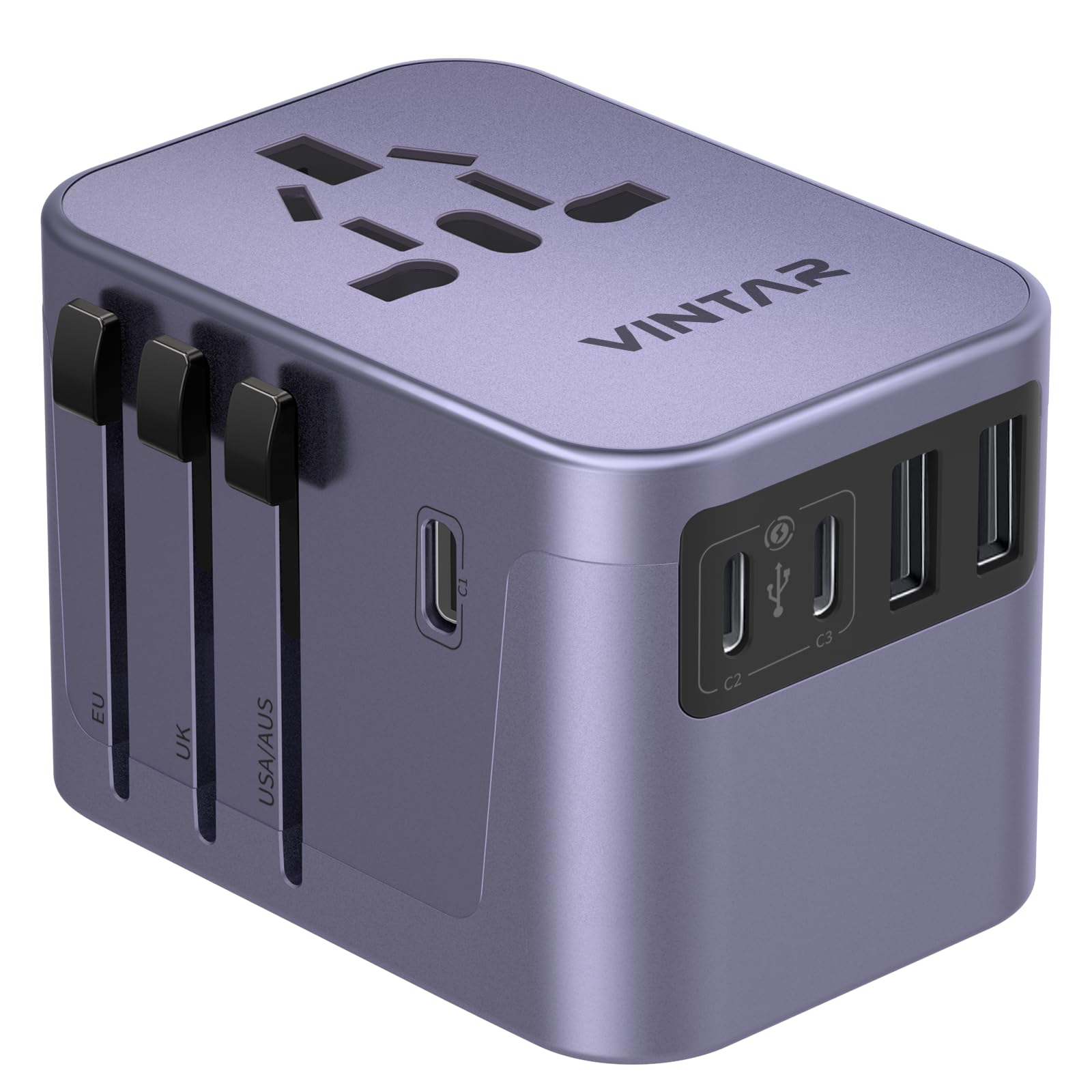 Amazon.com: Universal Travel Adapter, VINTAR International Power ...