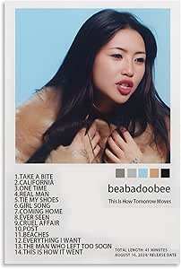 Amazon.com: qgsun Beabadoobee This Is How Tomorrow Moves Music Poster ...