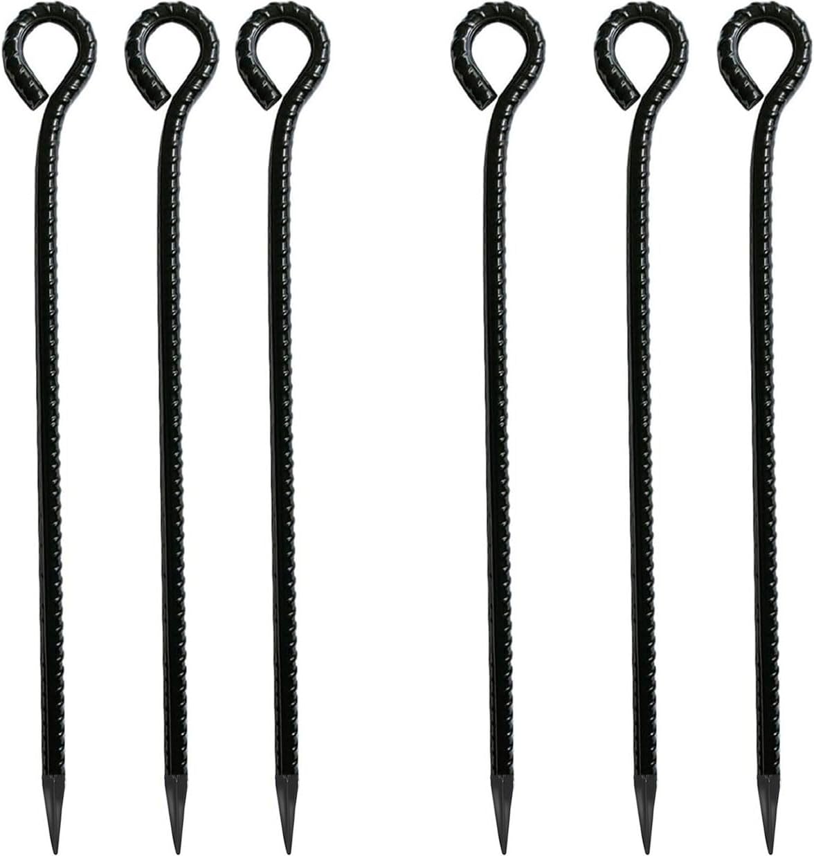 Amazon.com : 16 Inch Rebar Stakes,Metal Stake Ground,Ground Anchor ...