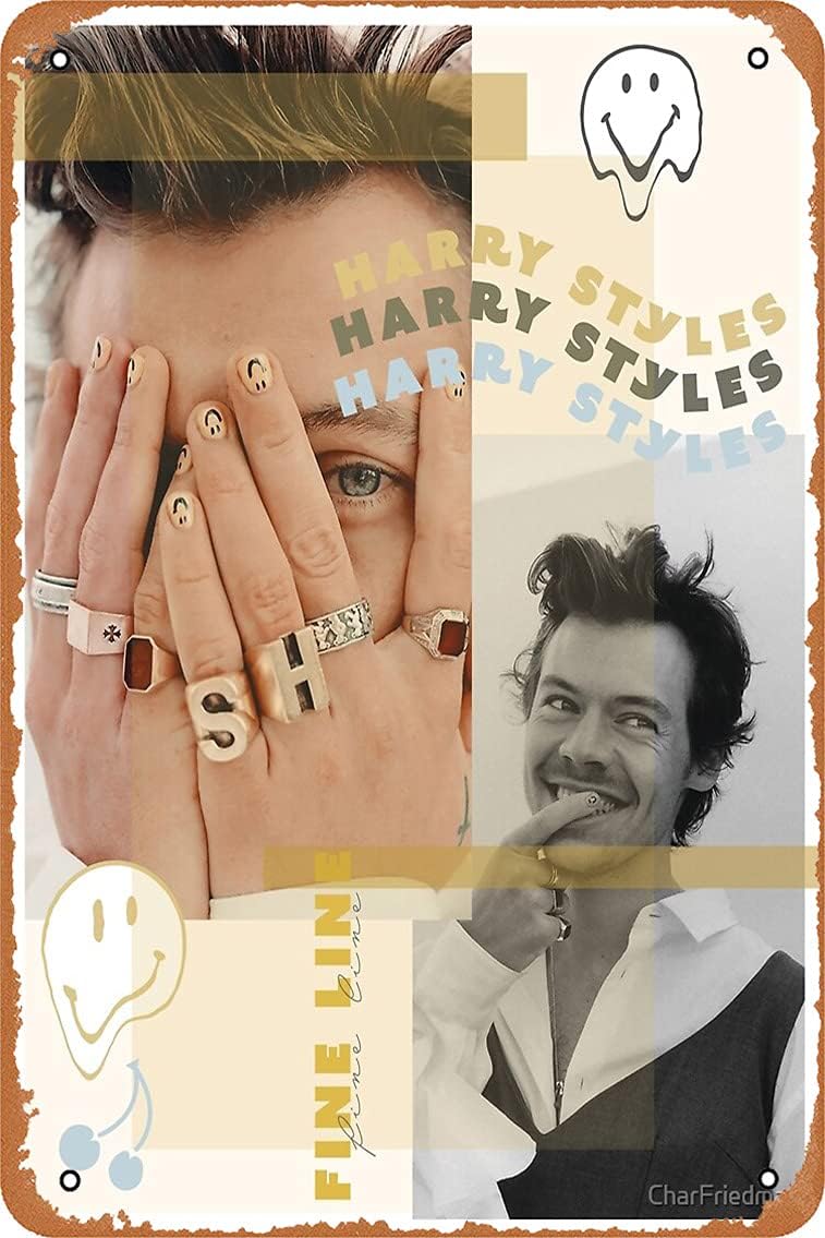 Amazon.com: Harry Poster Poster 12" X 8" Vintage Metal Tin Sign Home ...