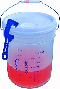 Amazon.com: 10 Quarts Graduated Measuring Mixing Container 10L Heat ...