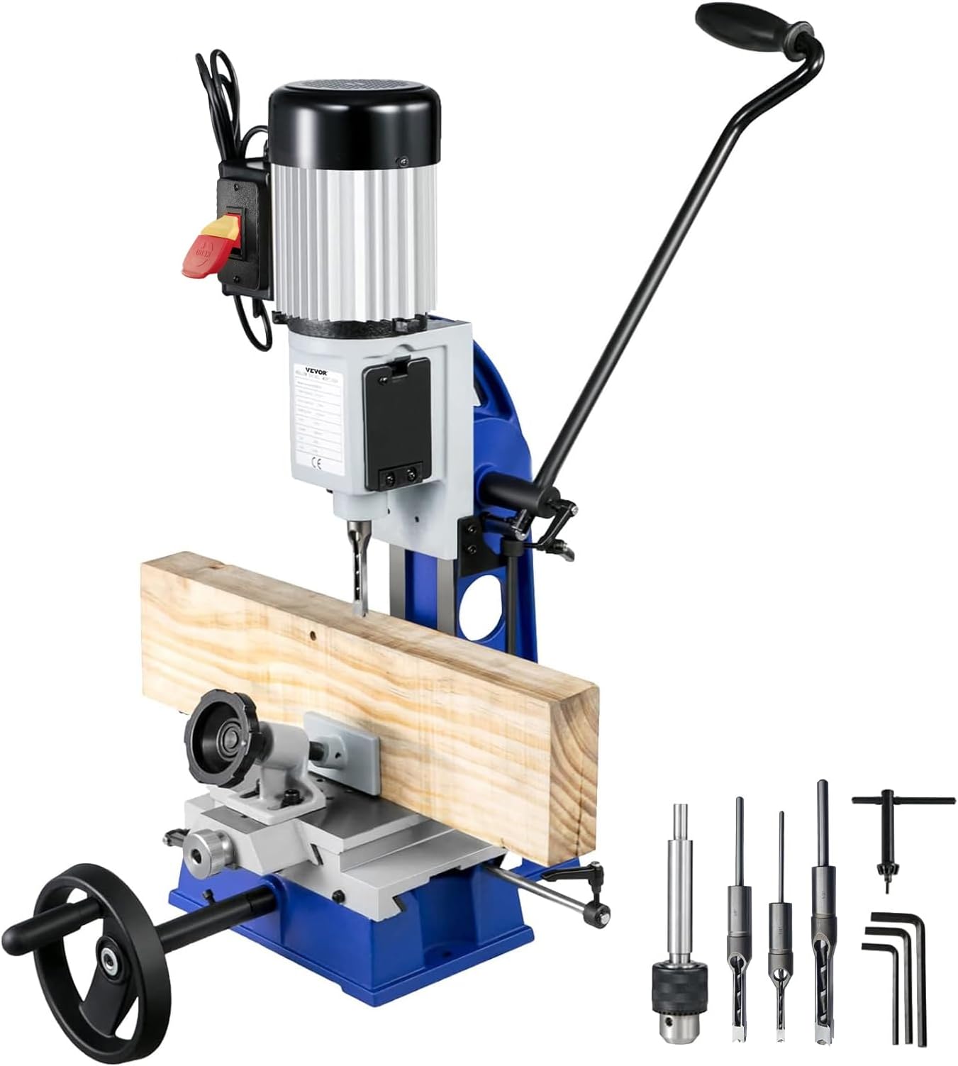 VEVOR Woodworking Mortise Machine, 1/2 HP 1700RPM Powermatic Mortiser ...
