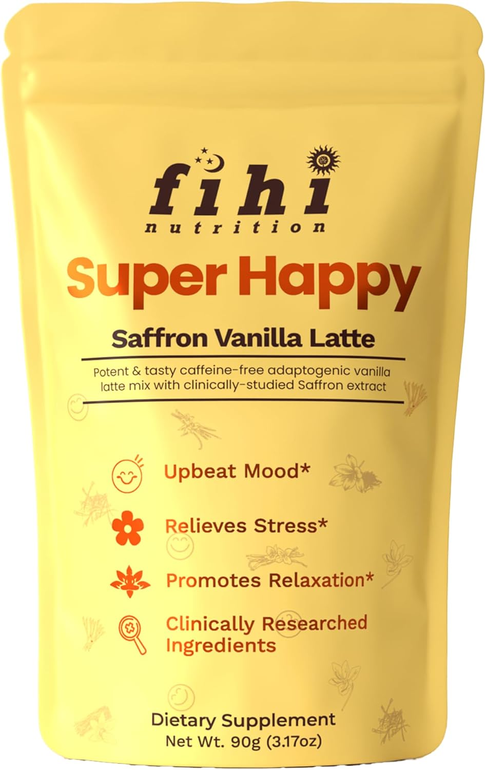 Amazon.com: Fihi Nutrition Super Happy – Mood & Emotional Wellness ...