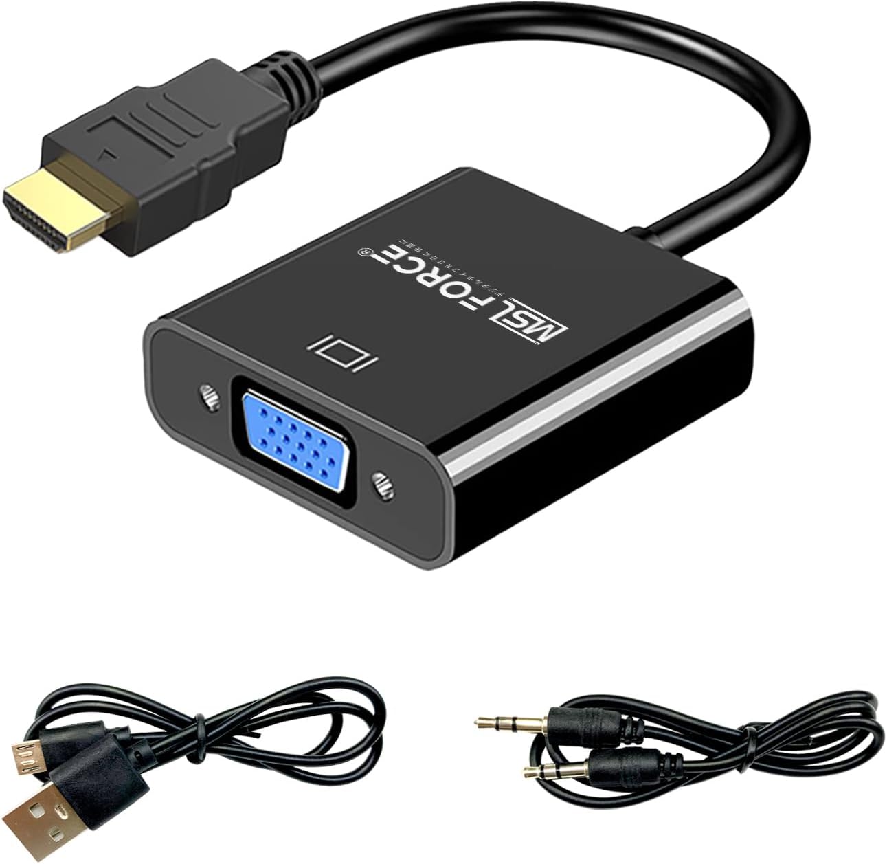 Amazon.co.jp: HDMI to VGA (D-Sub 15ピン) 変換アダプタ : パソコン・周辺機器