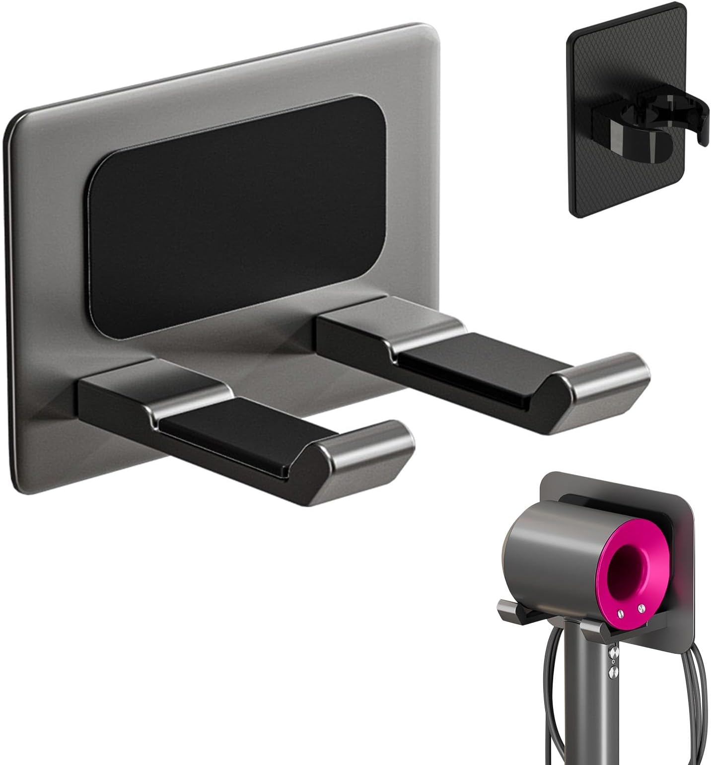 Amazon.com: Lystin Dyson Hair Dryer Bracket Wall Mount Holder Aluminum ...