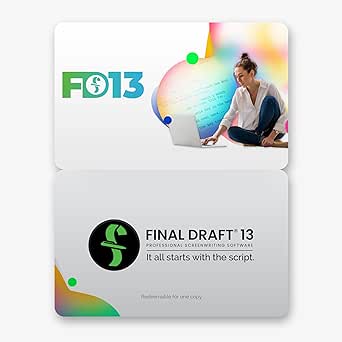 Amazon.com: FINAL DRAFT 13 - Professional Screenwriting Software For ...
