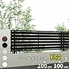 Amazon | 【受注生産品】【SY1F型の後継品】 YKK YKKAP シンプレオフェンス YS2型 T100 本体 『アルミ フェンス 高さ100cm 横スリット 目隠し 屋外 柵 庭 ...