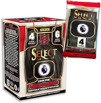 Amazon.com: 2022/23 Panini Select EPL Soccer BLASTER box (6 pks/bx ...