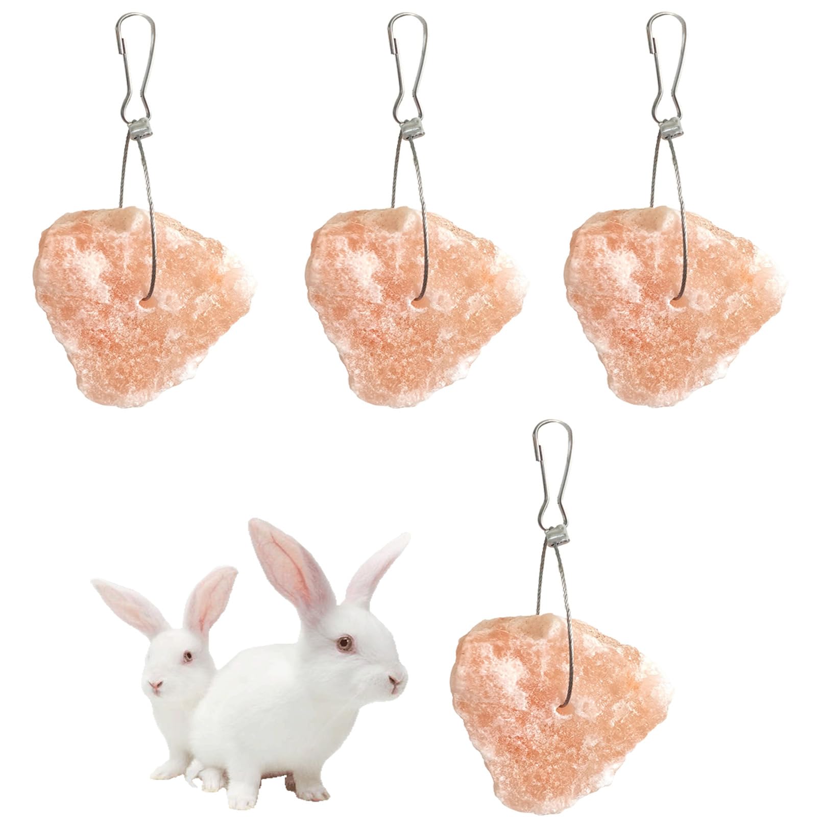 Amazon.com : PINVNBY Salt Blocks for Rabbits,4 Pieces Himalayan Small ...