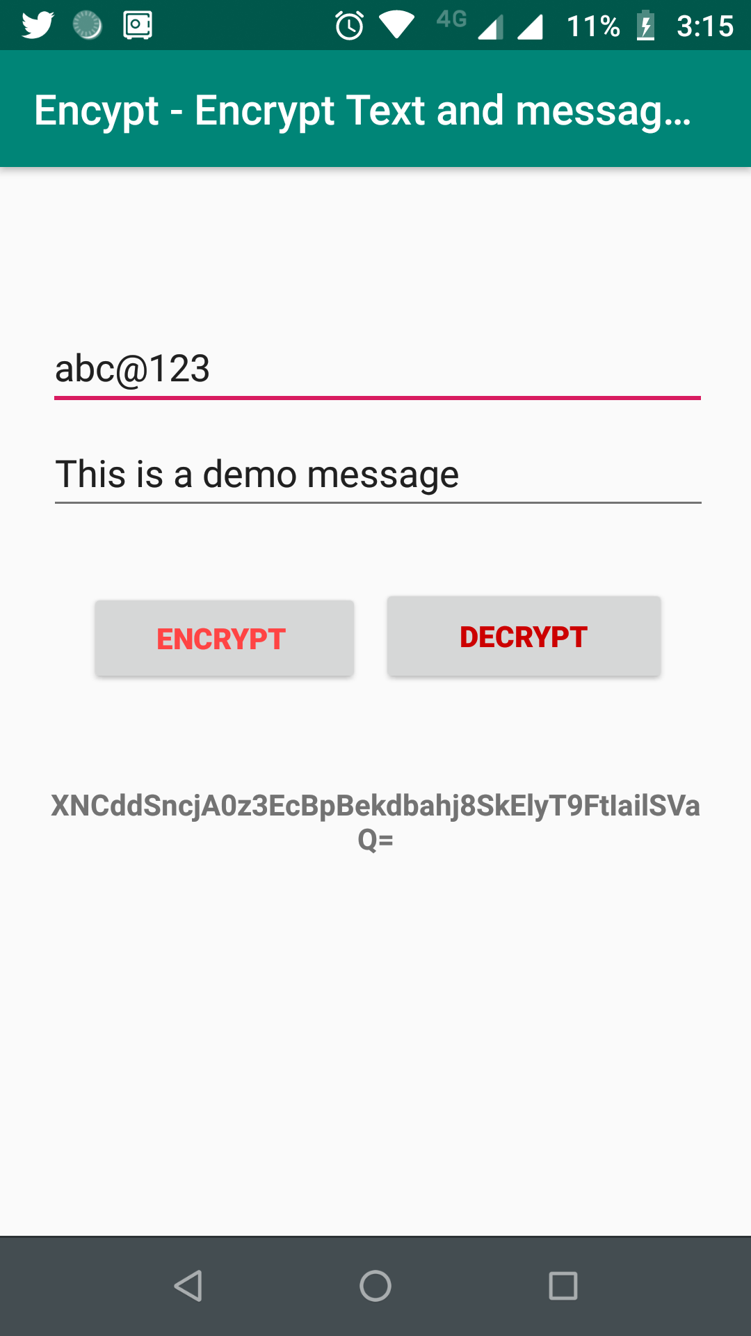 Encrypt - encrypt your text and messages - App on Amazon Appstore