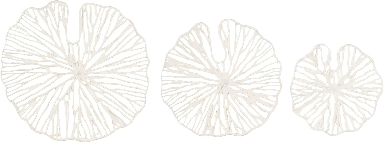 Amazon.com: Creative Co-Op Handmade White Coral Shaped Paper & Metal ...