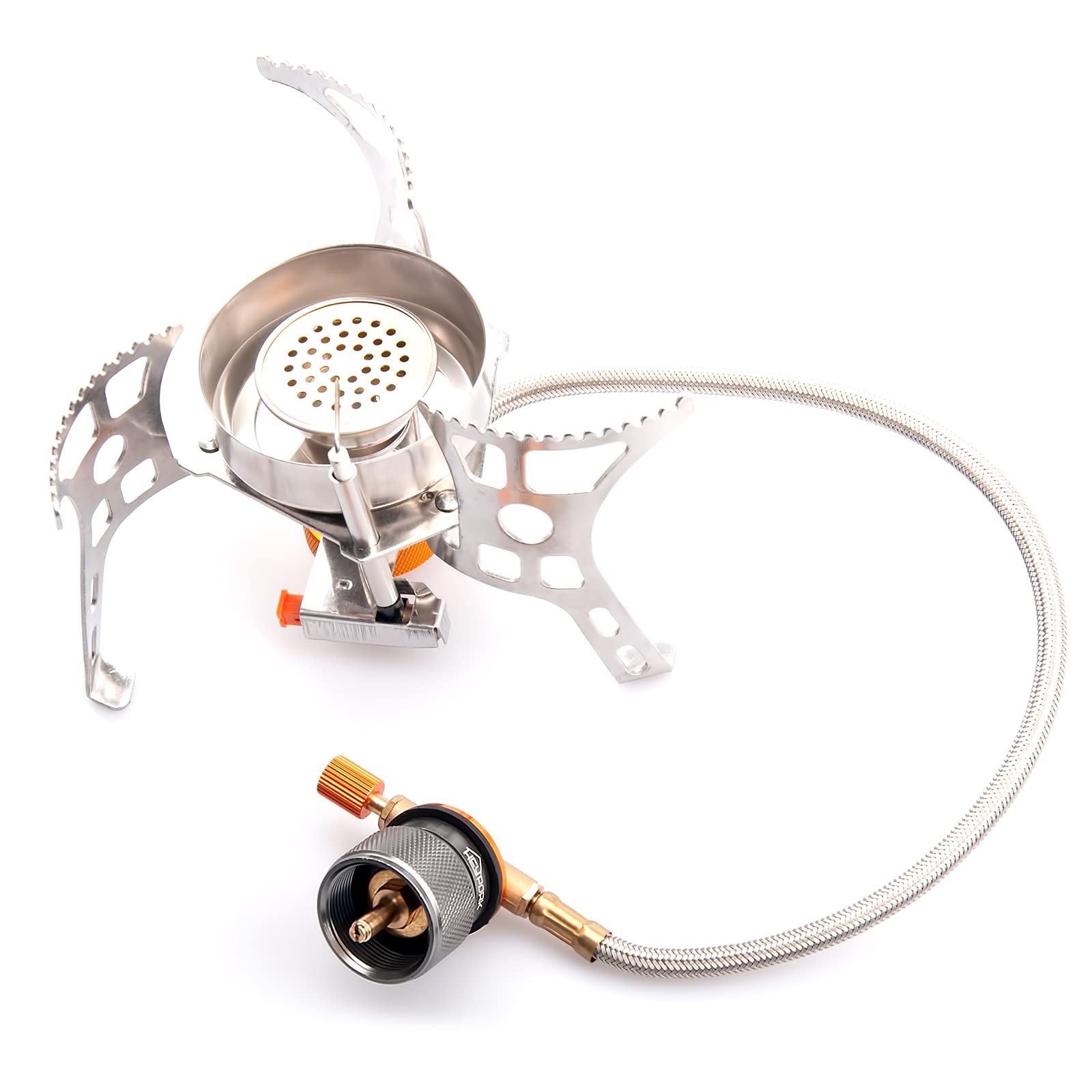 HEYPORK Camping Stove Adapter 1L Propane Small Tank Input EN417 Lindal ...