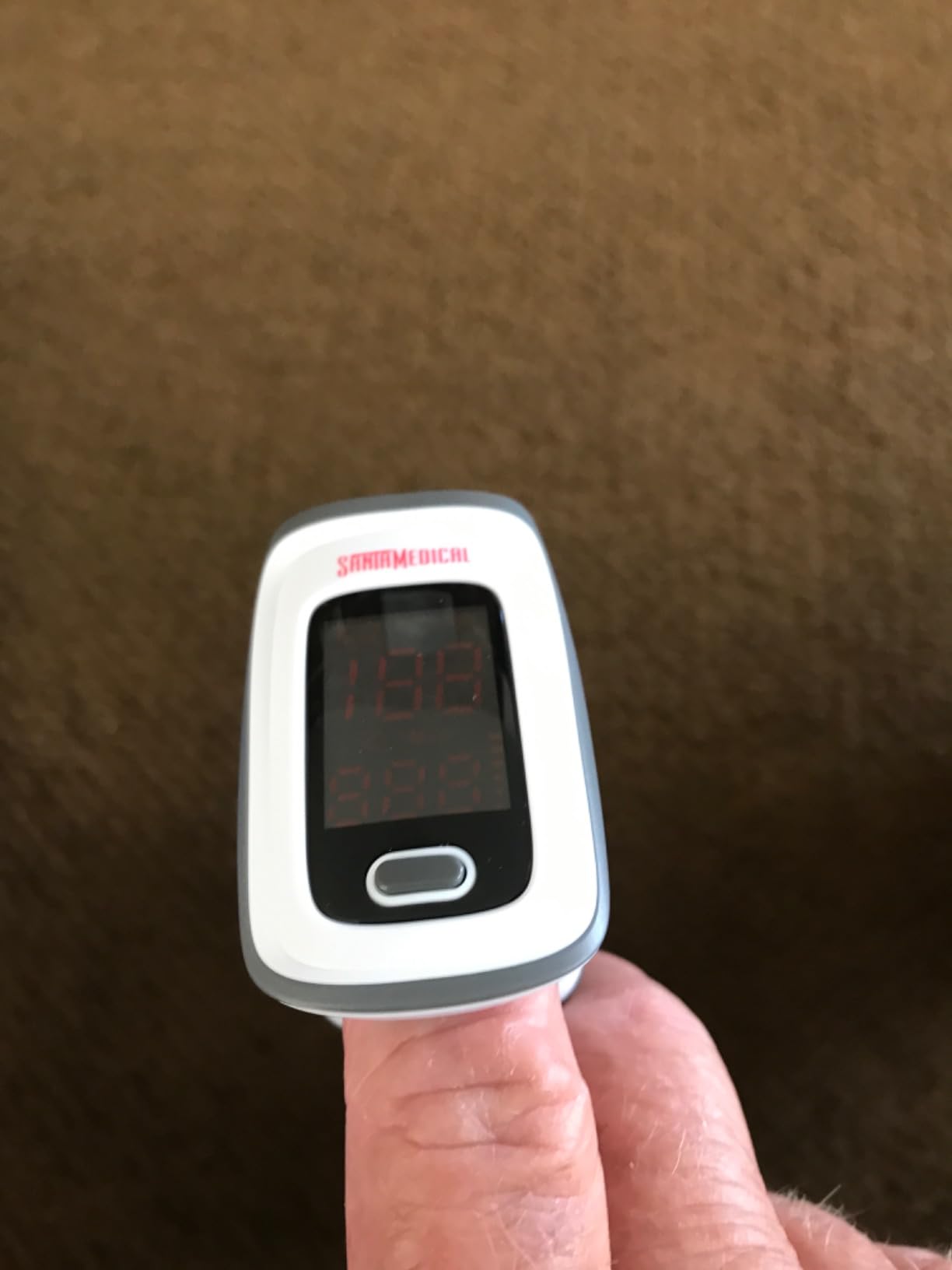 Amazon.com: Fingertip Pulse Oximeter, Blood Oxygen Saturation Monitor ...