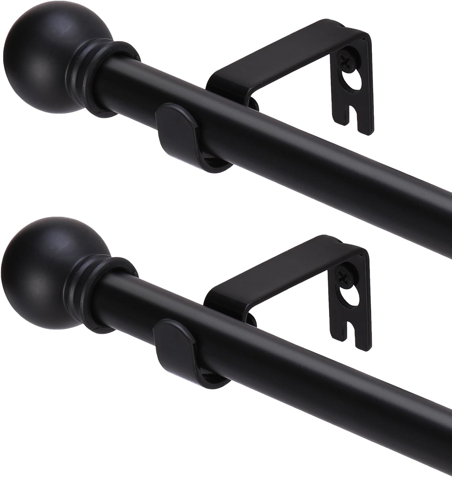 Amazon.com: Poskena Curtain Rod Set for Windows 28 to 60 Inch - 5/8 ...