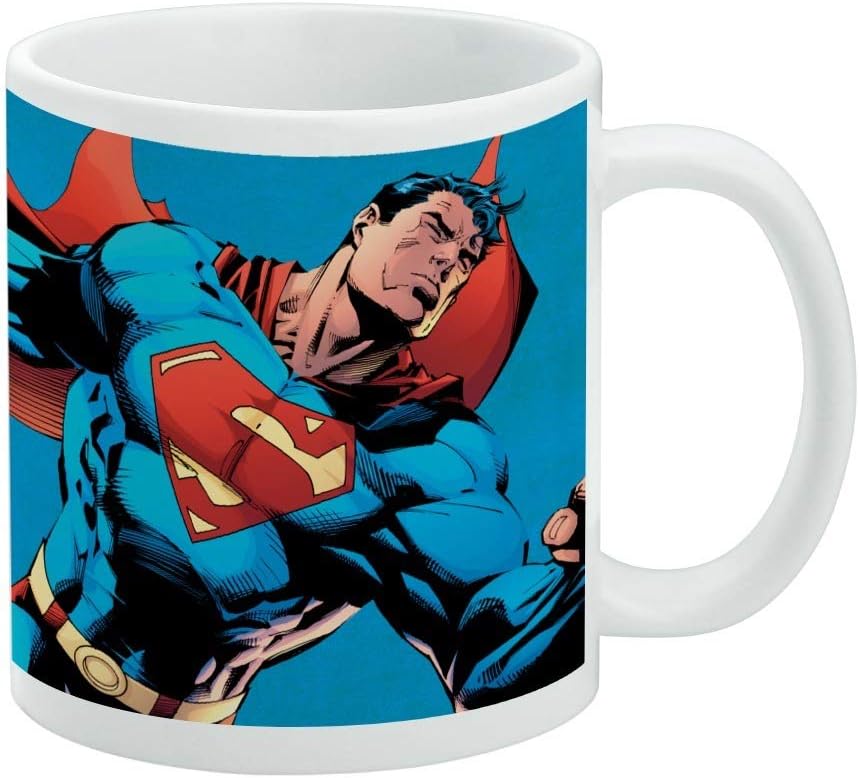 Amazon.com | Superman Supergirl Character Ceramic Coffee Mug, Novelty ...