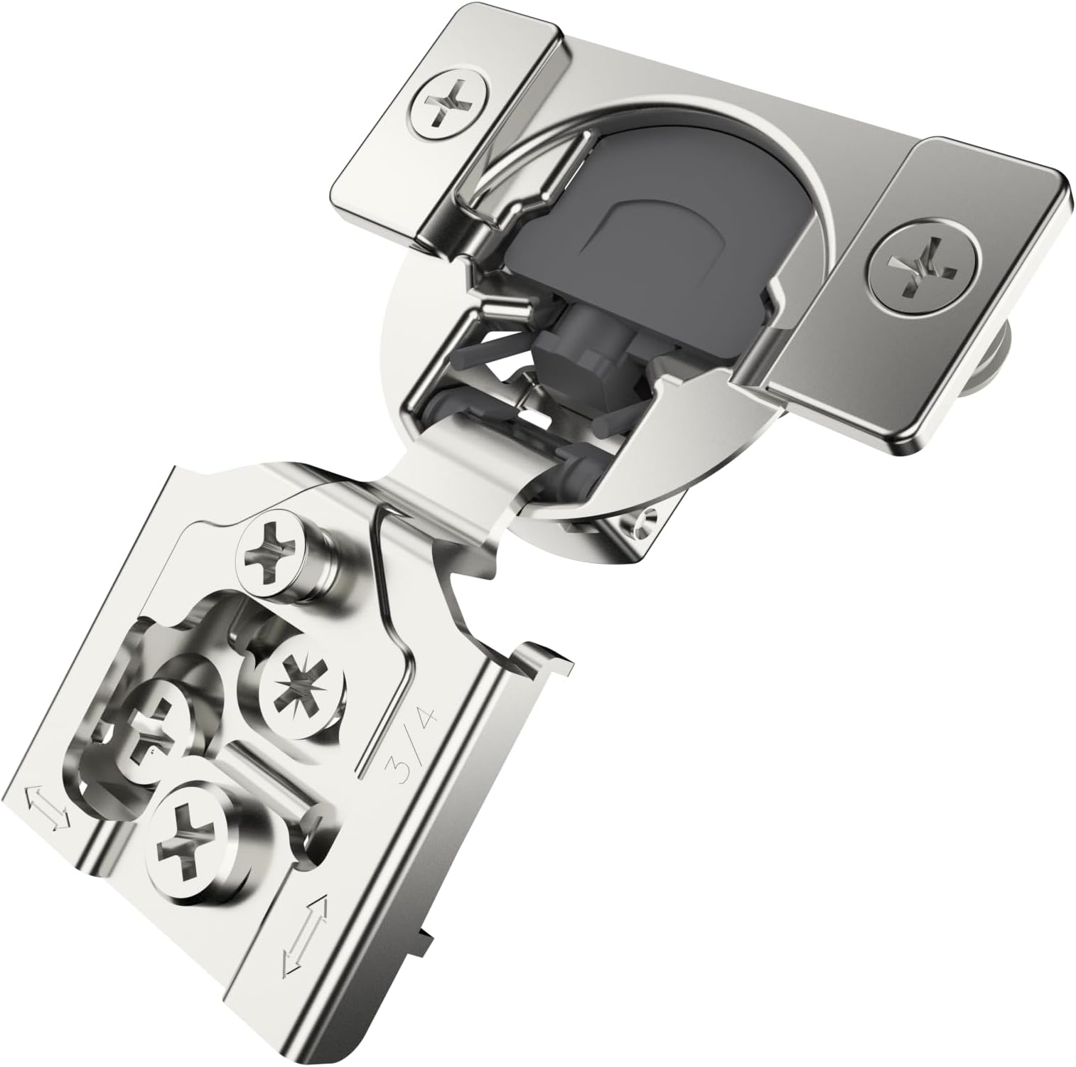 Furniware 50 Pieces 25 Pairs 3/4 inch Overlay Concealed Face Frame ...