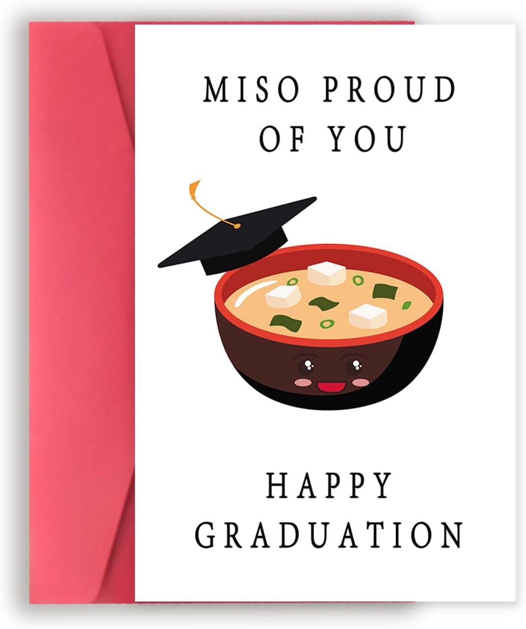 Amazon.com : Missonemi Funny Graduation Card for Him Her ...