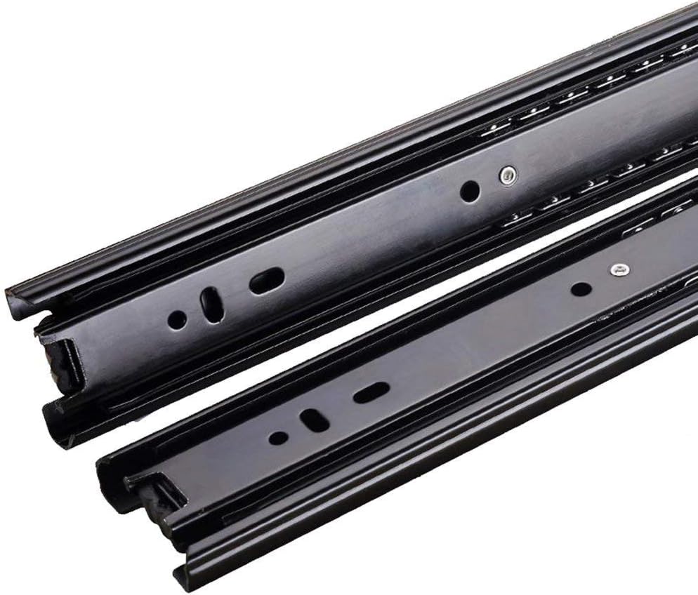 Btibpse 14 Inch Drawer Slides Ball Bearing Full Extension Guide Rail ...