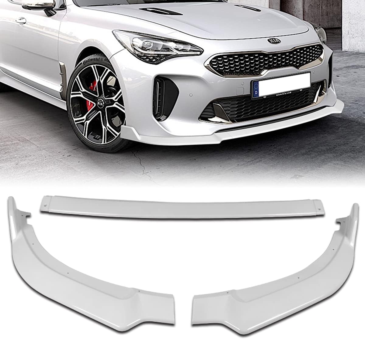 Amazon.com: Q1-Tech Front Bumper Lip fit for compatible with 2018-2020 ...