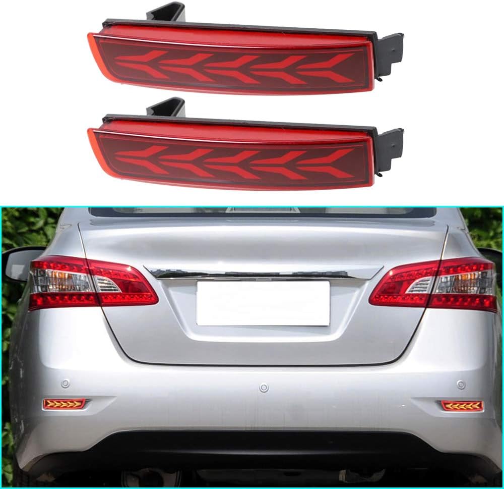 Amazon.com: Aoteyar Super Bright Rear Lights Brake Lamp for Sentra 2013 ...