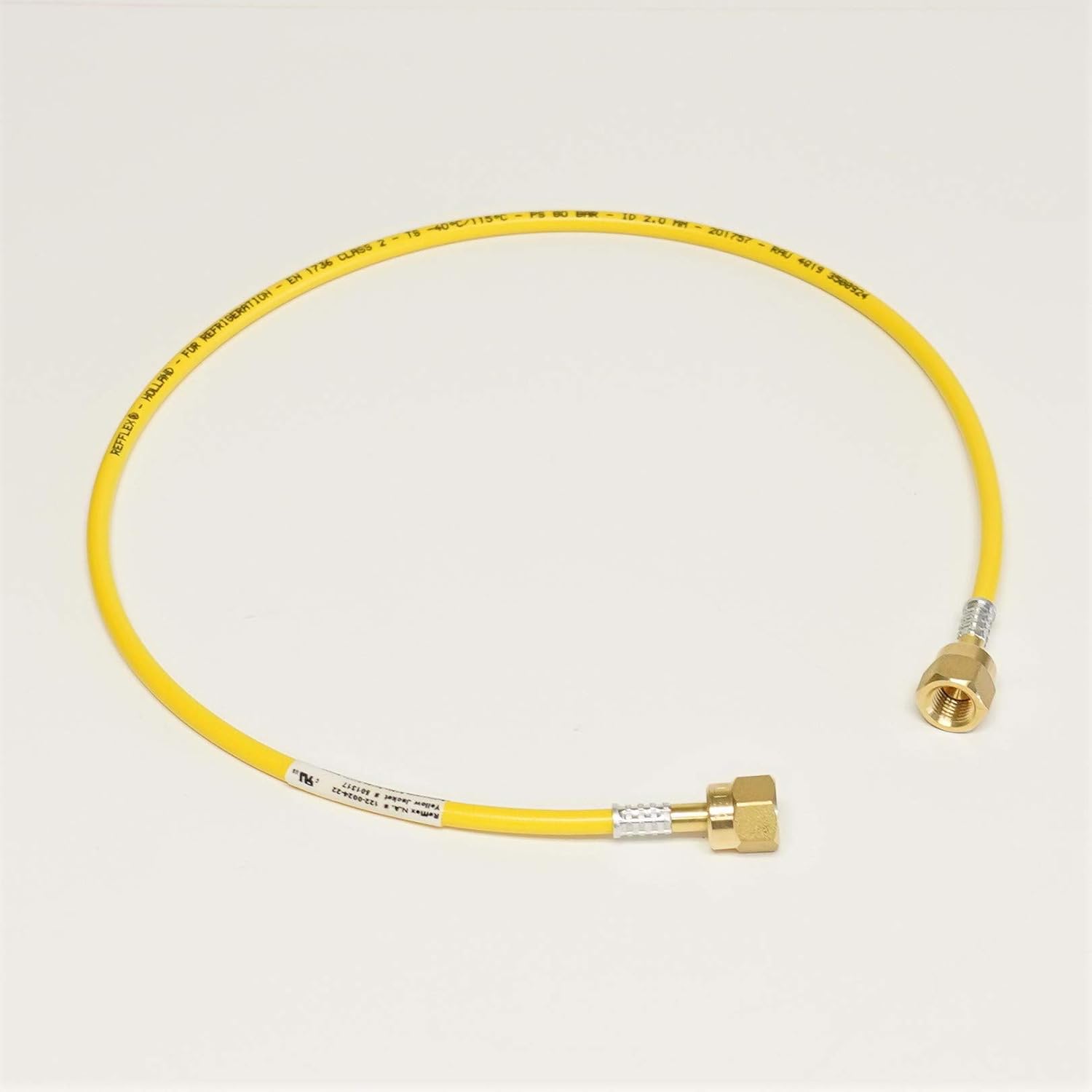 Amazon.com: Yellow Jacket 61005 .08" REFFLEX Skinny Charging Hose 24 ...