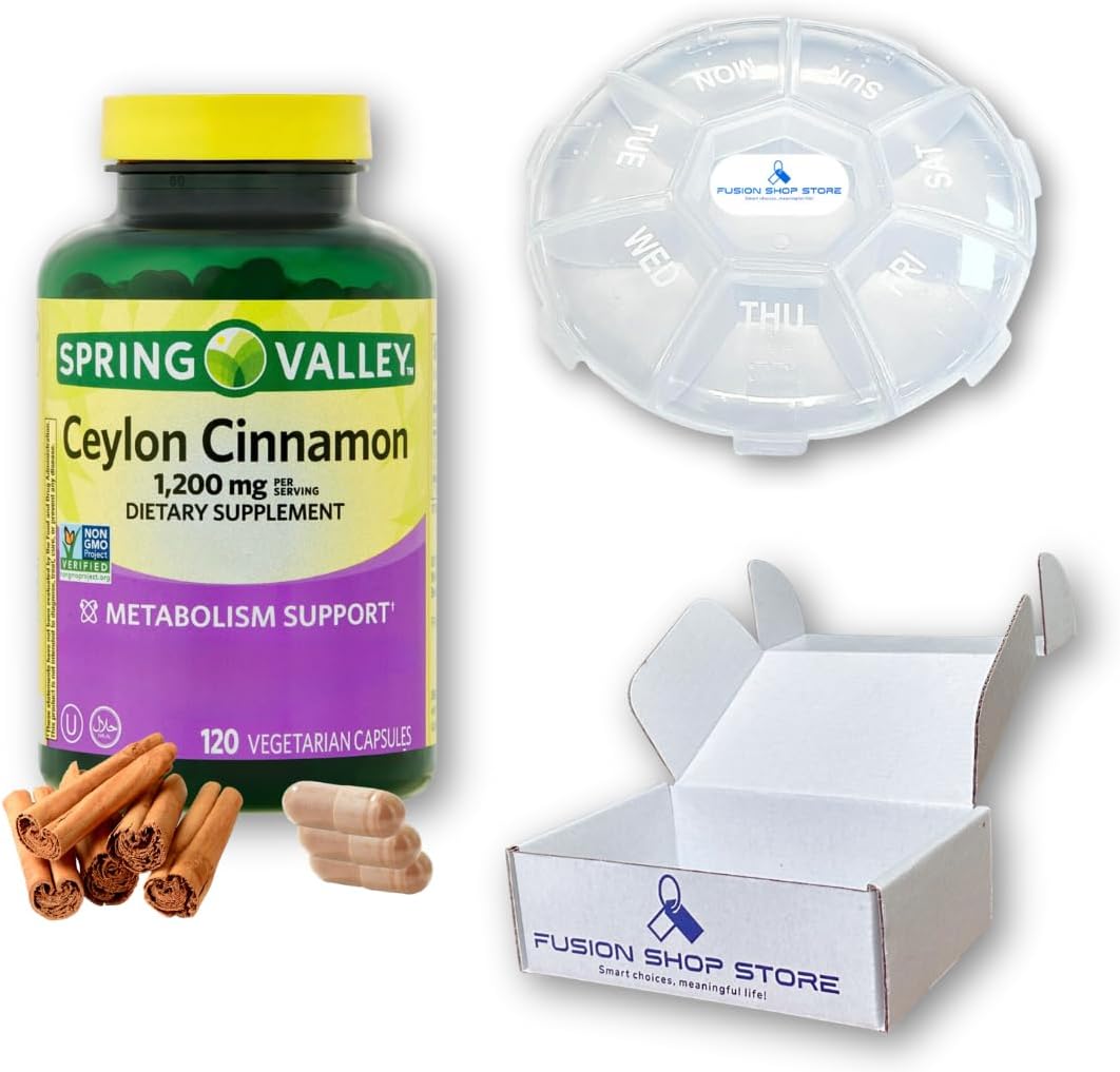 Amazon.com: Spring Valley Ceylon Cinnamon-(cinnamomum verum) Capsules ...