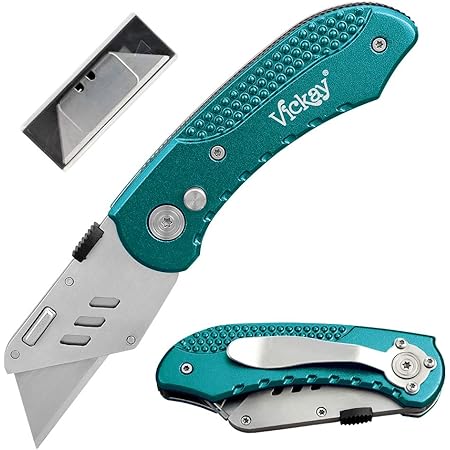 Sheffield 12113 Ultimate Lock Back Utility Knife, Box Cutter Knife ...