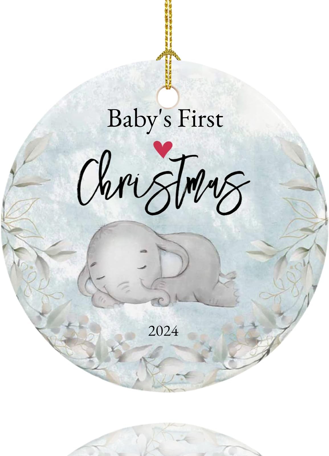 Amazon.com: Baby's First Christmas Ornament 2024 Girl, Boy, Babys 1st ...
