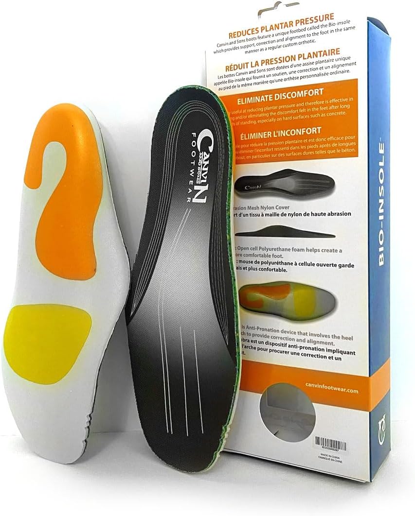 Bio-Insole Orthotic Shoe Insole - Reduce Plantar Pressure - Eliminate ...