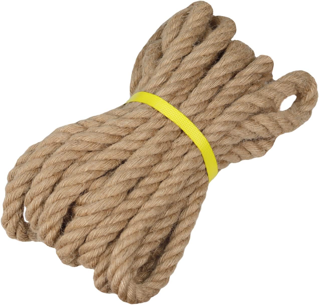 Amazon.com: Twisted Manila Rope Jute Rope (3/4 in x 50 ft) Natural ...