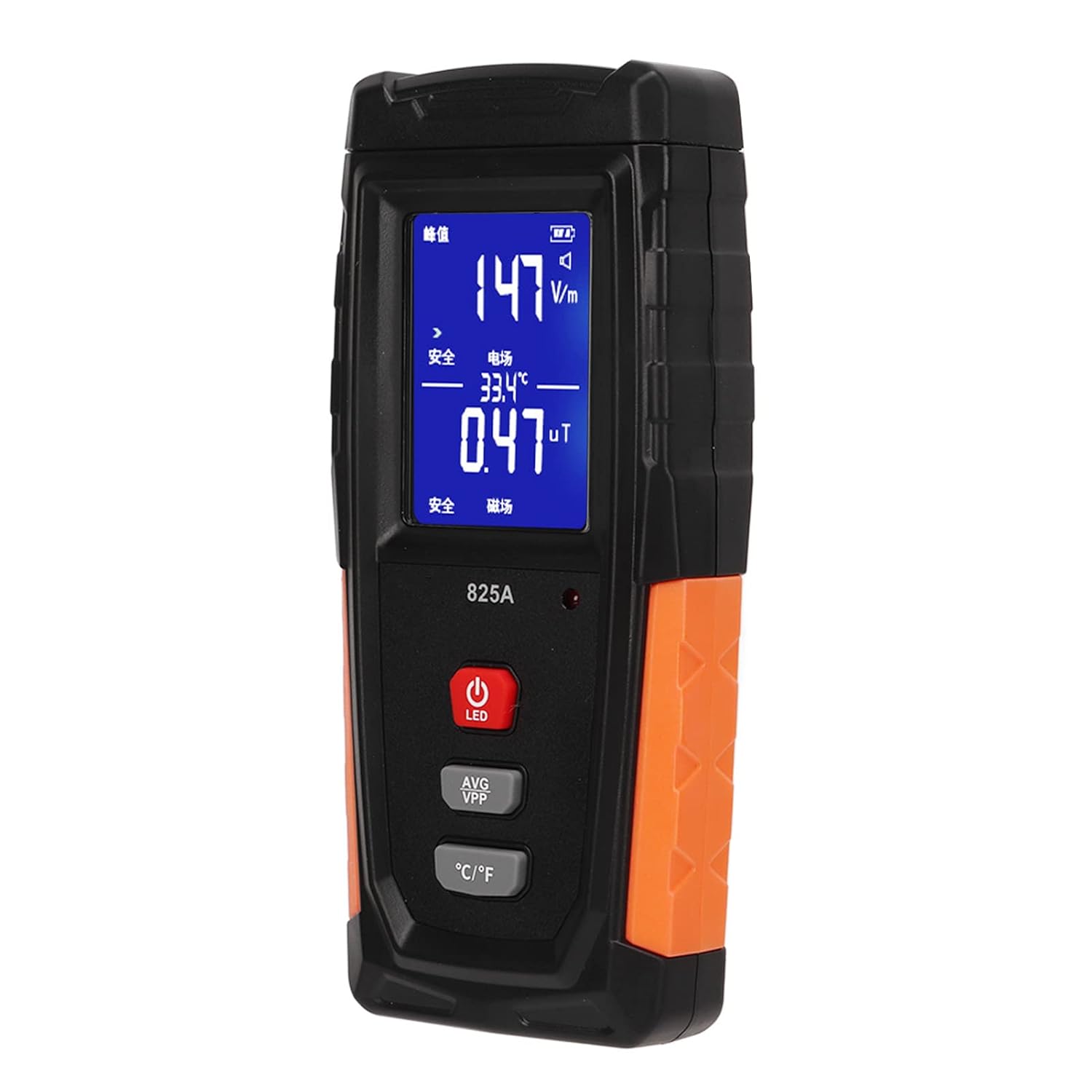 Electromagnetic Field Radiation Detector, ABS Housing Handheld Digital ...