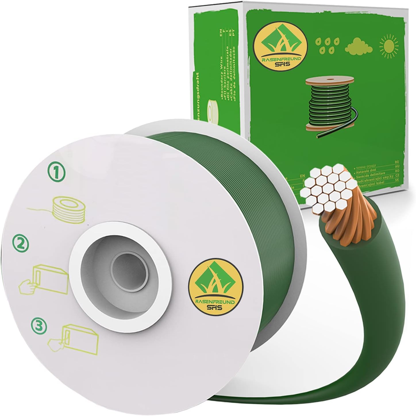 200 ft Universal Heavy Duty Automatic Lawnmower Boundary Wire ...